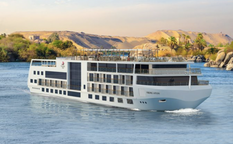 Viking Floats Out Their Newest Egypt Ship, The Viking Aton - travelnewpaths